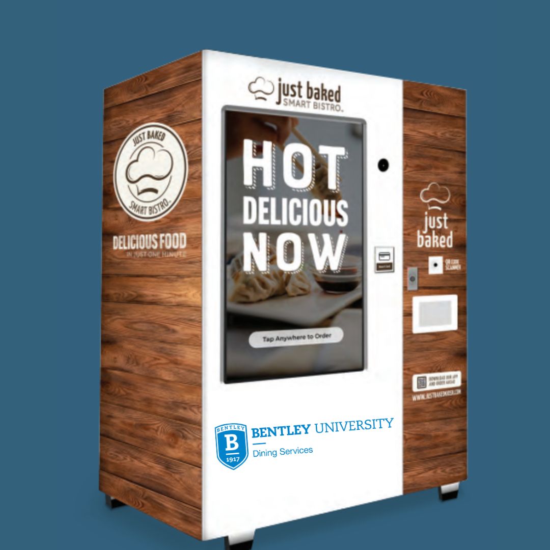 Just Baked Vending Machine | Bentley University